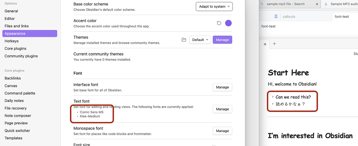 Font Change For Notes Custom CSS Theme Design Obsidian Forum