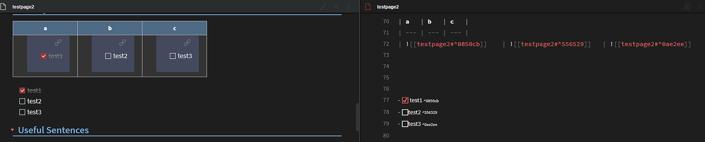 Support checkboxes in tables - Feature requests - Obsidian Forum