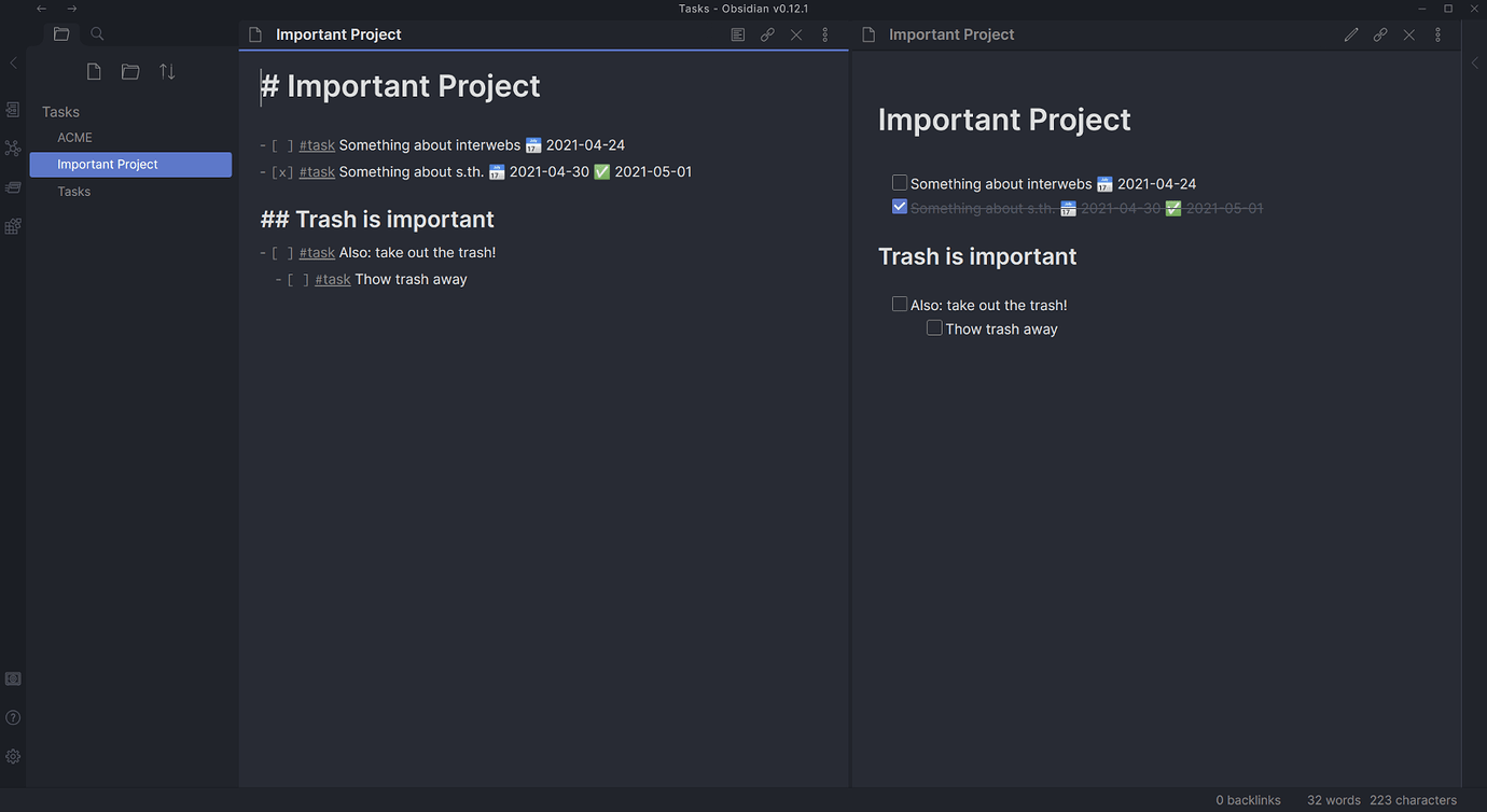Obsidian Tasks Available Share Showcase Obsidian Forum