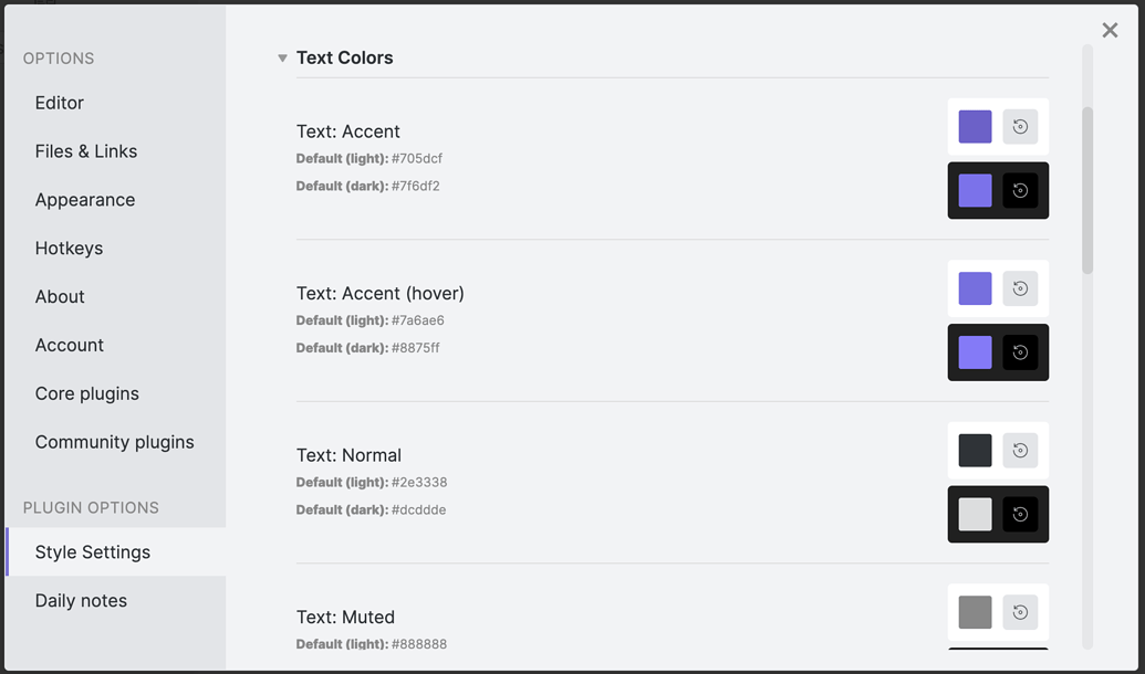 Style Settings Plugin - Share & showcase - Obsidian Forum