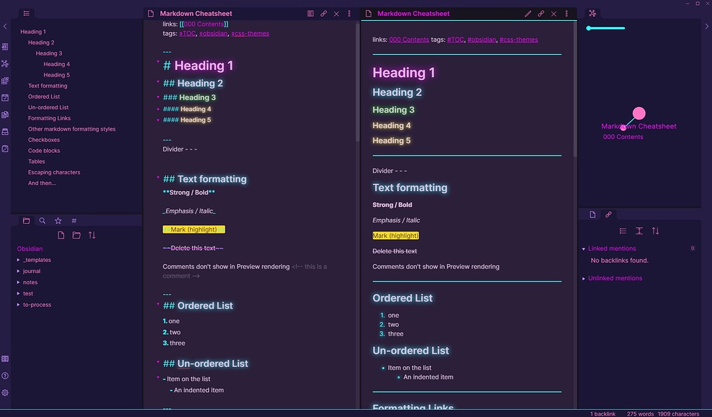 80's Neon Theme - Share & showcase - Obsidian Forum