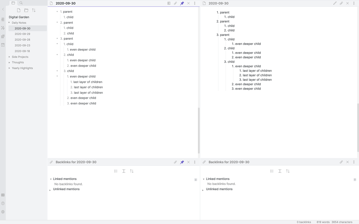 How to add lines (Bullet points & number list) - Basement - Obsidian Forum
