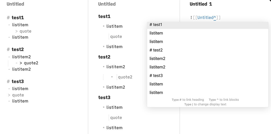 Support Quotes in Lists as Blocks for Linking - Feature requests ...