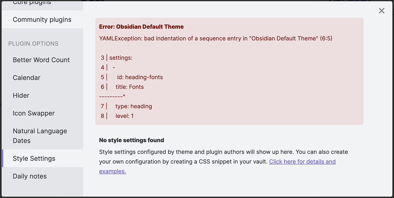 Style Settings Plugin - Page 2 - Share & showcase - Obsidian Forum