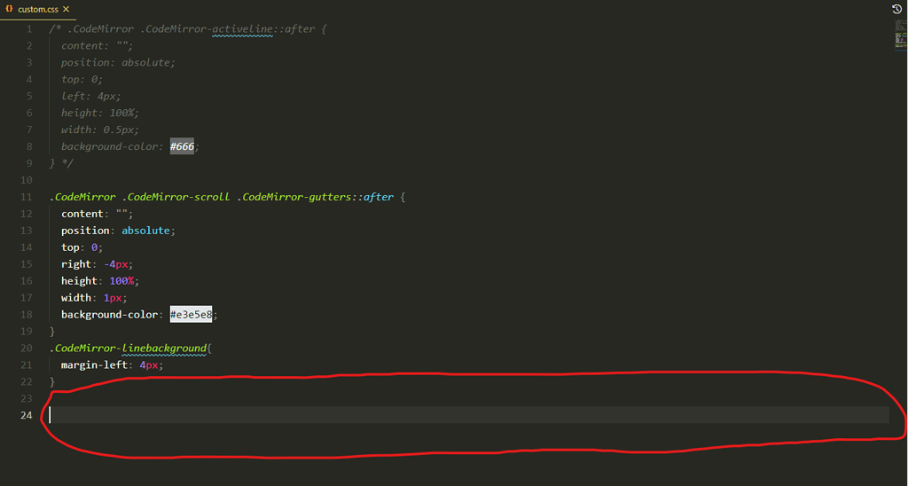 Support for highlight current line - Feature requests - Obsidian Forum