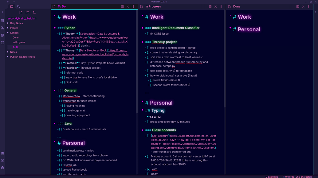 Kanban Board rendered from markdown - Plugins ideas - Obsidian Forum