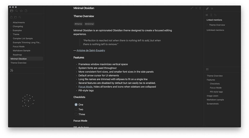 Minimal Theme - Share & showcase - Obsidian Forum
