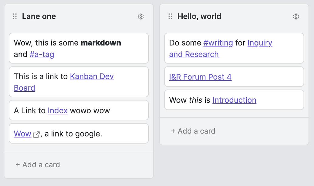 Kanban Plugin - Share & showcase - Obsidian Forum Kanban Plugin - Share & showcase - Obsidian Forum