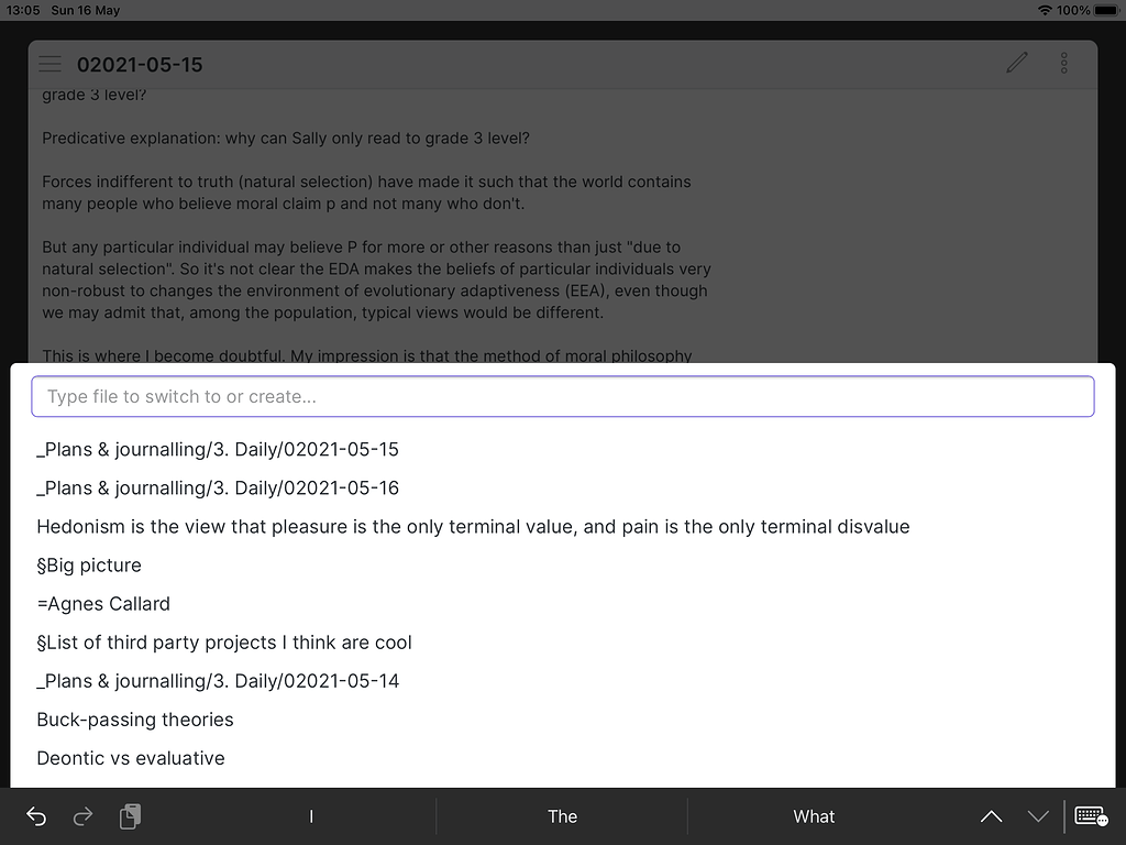 [Mobile] Quick switcher is missing “selected item” highlight when using external keyboard - Bug ...