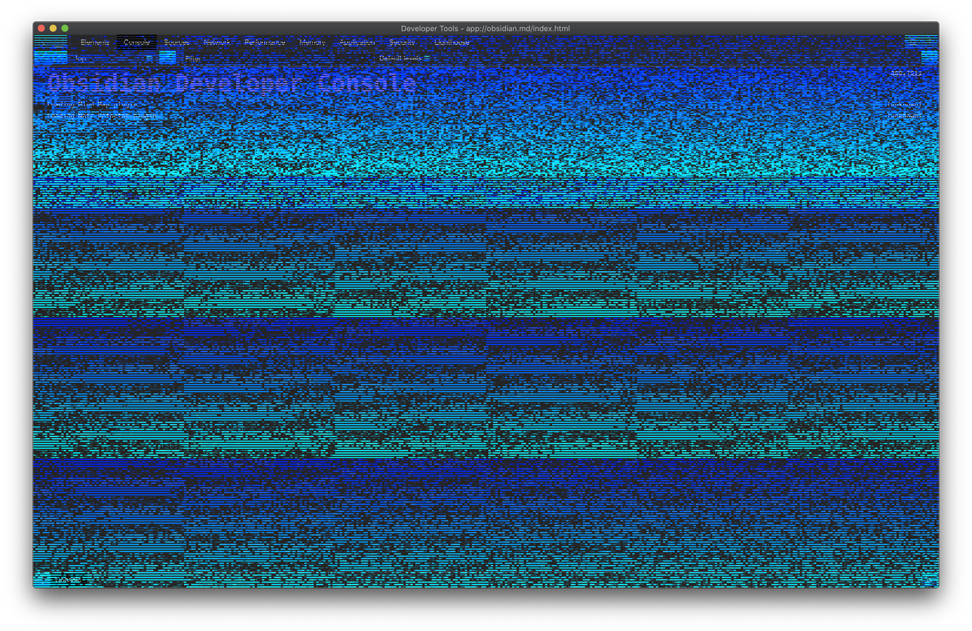 Bizarre display corruption - Bug graveyard - Obsidian Forum