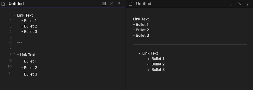 Indent to fold breaks other formatting - Bug graveyard - Obsidian Forum