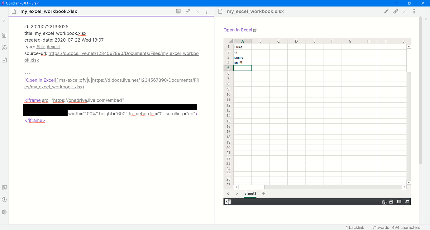 Integrating Microsoft OneDrive/Office/365 Files into Obsidian - Share ...