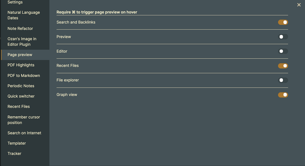 A separate option for Outgoing Links in the core Page Preview plugin - Feature requests ...