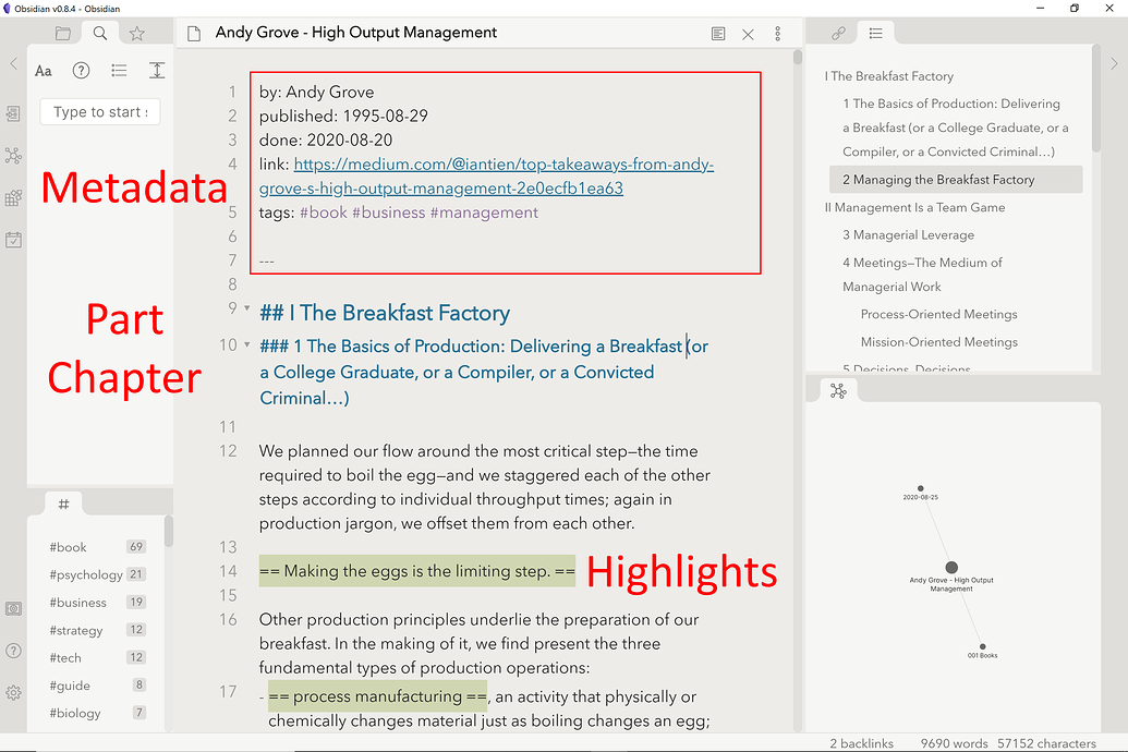 Reading workflow with Obsidian as an extended brain - Share & showcase ...