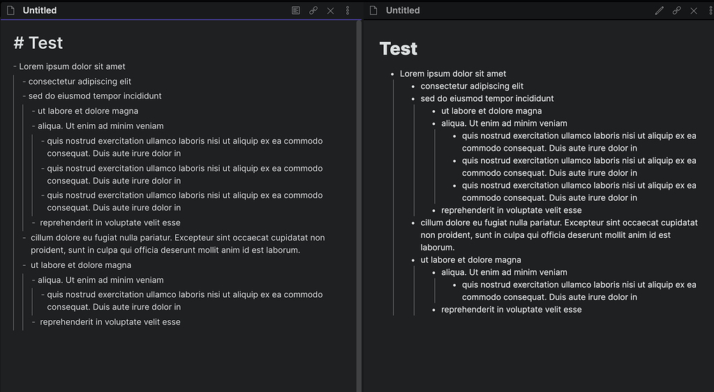 How to make list indents deeper in editor mode? - Help - Obsidian Forum