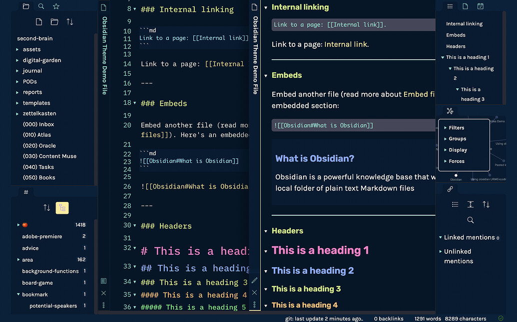 New Dark Theme: Night Owl - Share & showcase - Obsidian Forum