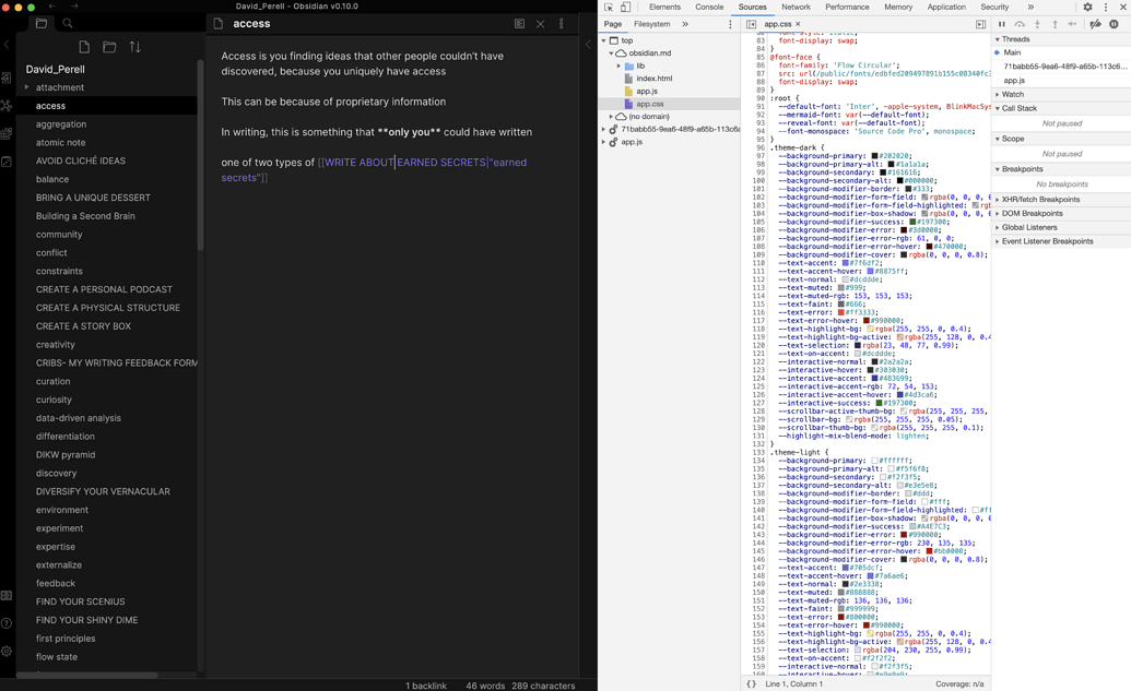 Where to find the original/default obsidian.css? - Custom CSS & Theme Design - Obsidian Forum