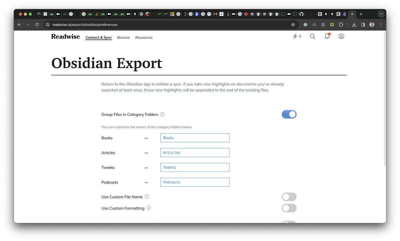 How to setup Readwise export? - Help - Obsidian Forum