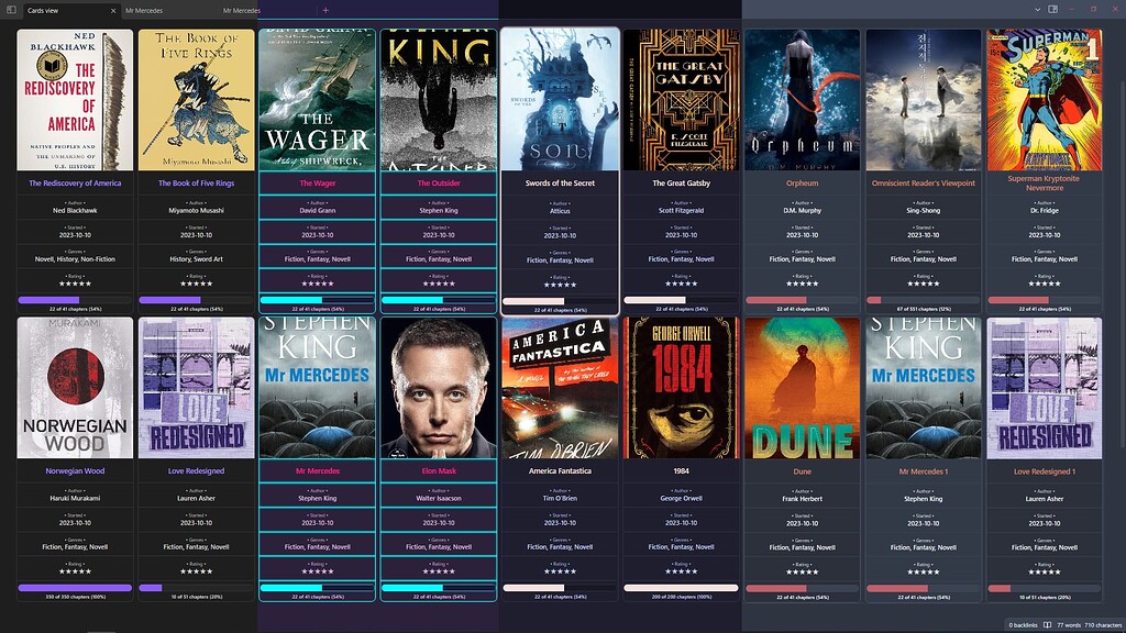 Cards View for Dataview tables - Share & showcase - Obsidian Forum