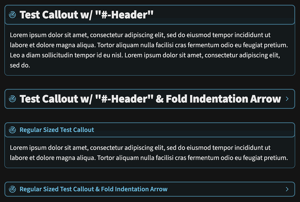 How To Fix Header Formatted Text in Callouts (via CSS) - Custom CSS ... How To Fix Header Formatted Text in Callouts (via CSS) - Custom CSS ...