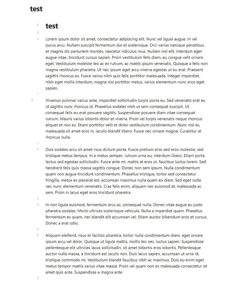 Can I move gutter (or line numbers) outside of content area? - Custom ...