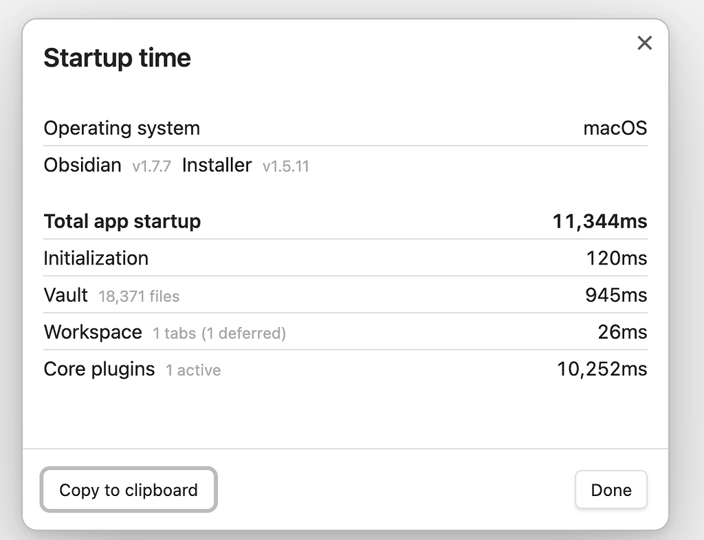 Slow start, even with all plugins disabled - Bug graveyard - Obsidian Forum