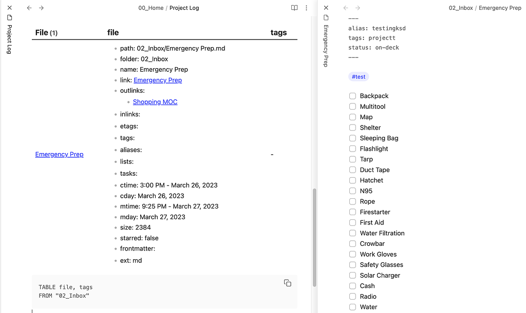 Dataview Missing Tags & Frontmatter - Help - Obsidian Forum Dataview Missing Tags & Frontmatter - Help - Obsidian Forum