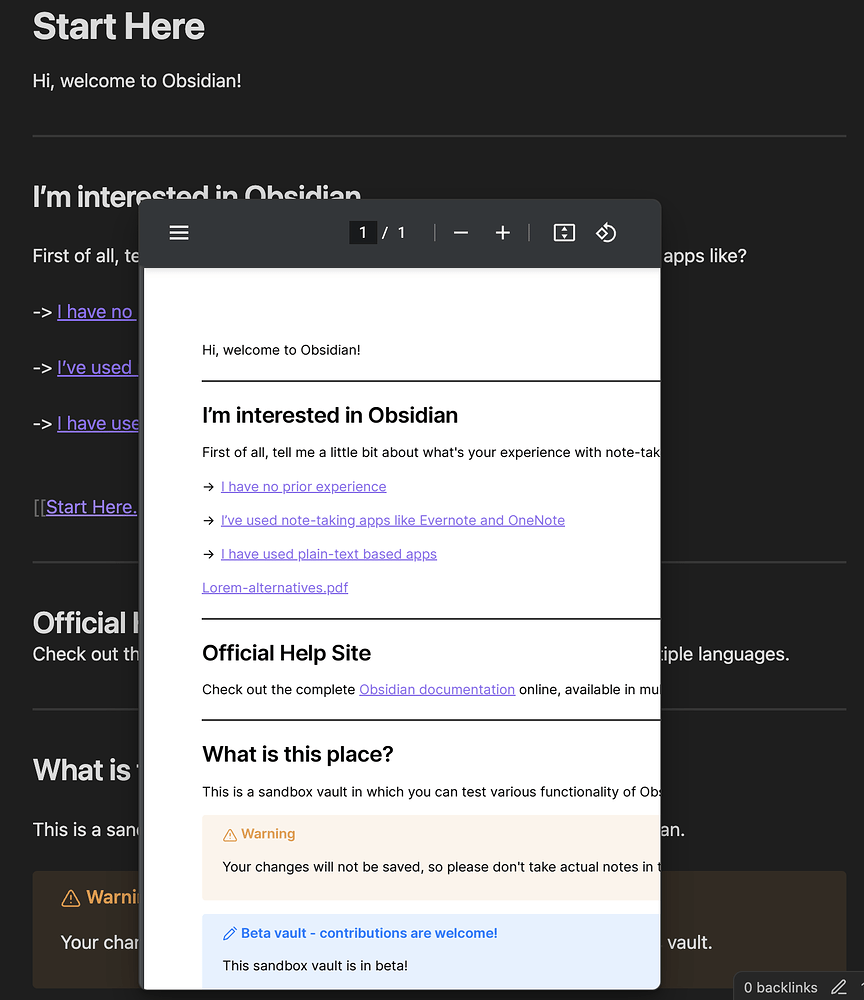 Page Preview popover doesn't display entire width of PDF - Bug graveyard - Obsidian Forum