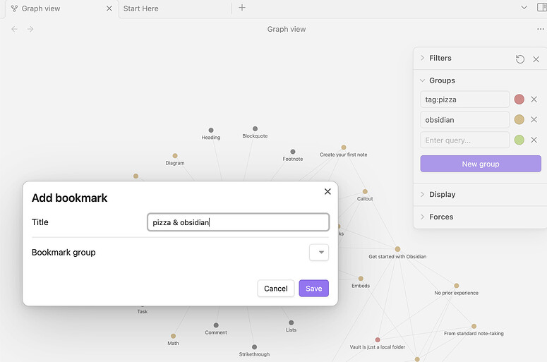 Save settings in the graphic view groups - Feature requests - Obsidian ...