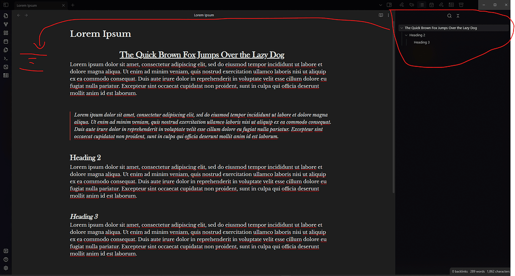 How can I have the outliner on the left and always visible - Help - Obsidian Forum