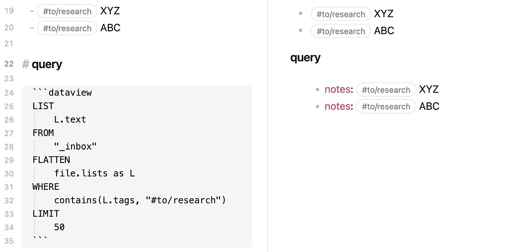 DataView Help Request - Help - Obsidian Forum