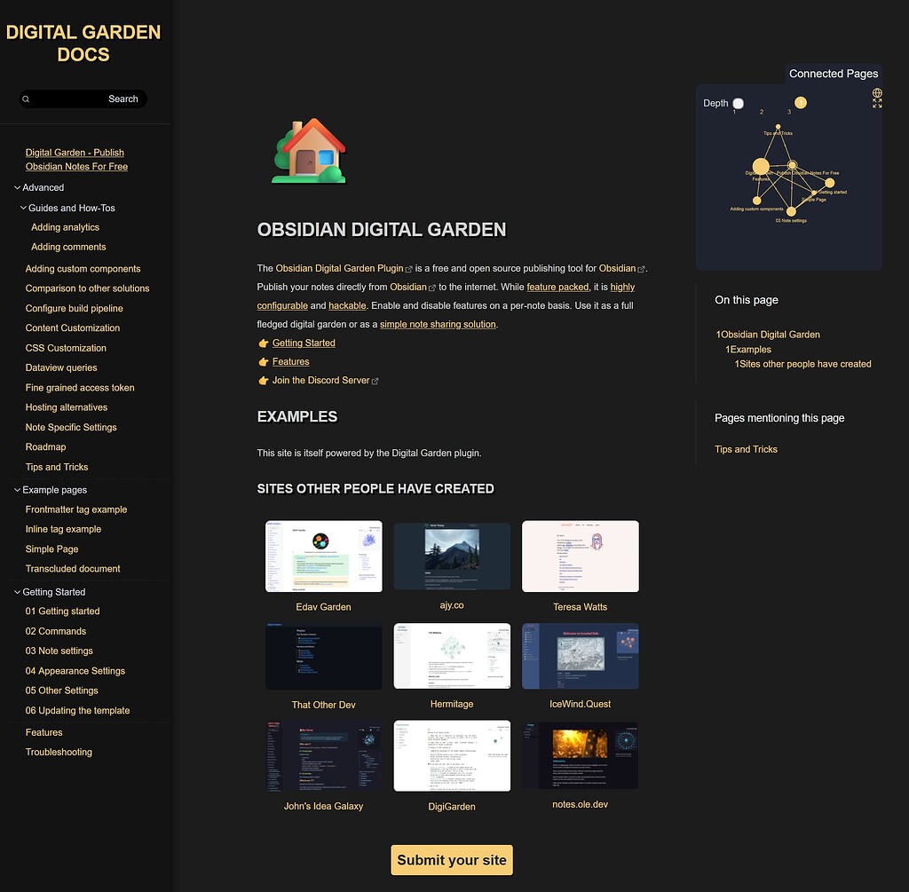 Custom CSS for Obsigian Digital Garden plugin (Incomplete) - Share ...