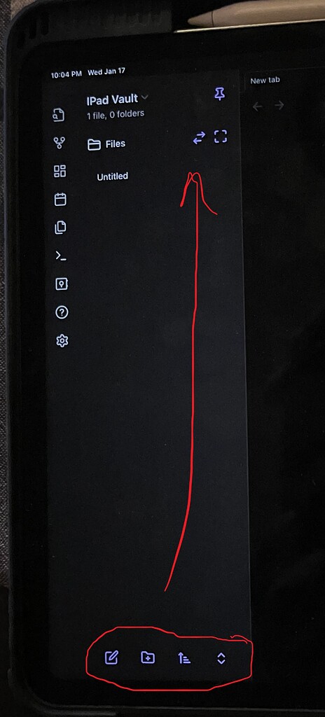 Tool bar/ button location / settings - Help - Obsidian Forum