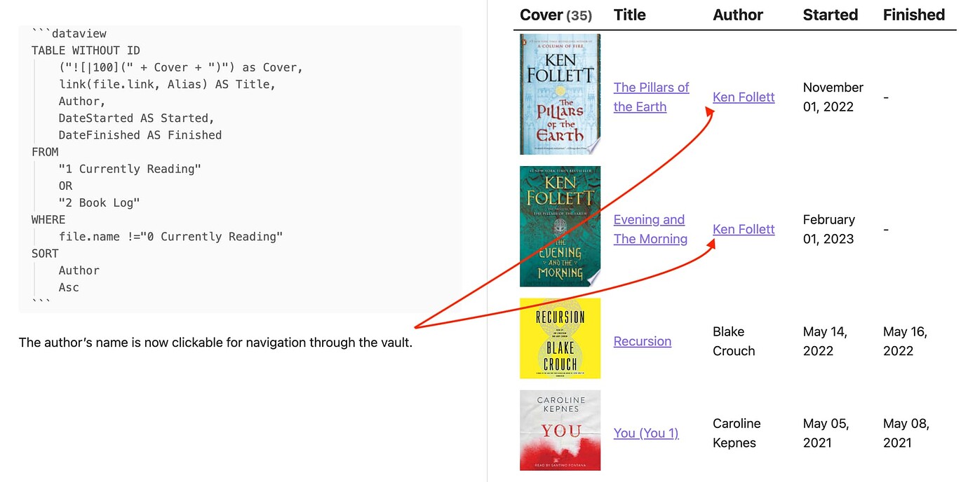 Sample Vault for Tracking your reading - Share & showcase - Obsidian Forum