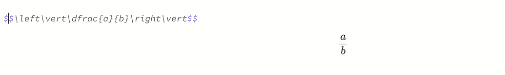 Math Mode Pipe around Fractions - Help - Obsidian Forum