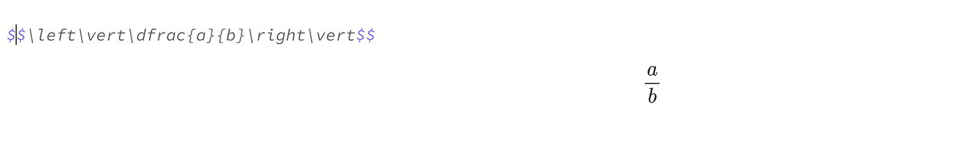 Math Mode Pipe around Fractions - Help - Obsidian Forum