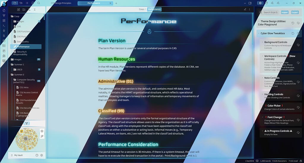 Cyber Glow Theme - Share & showcase - Obsidian Forum