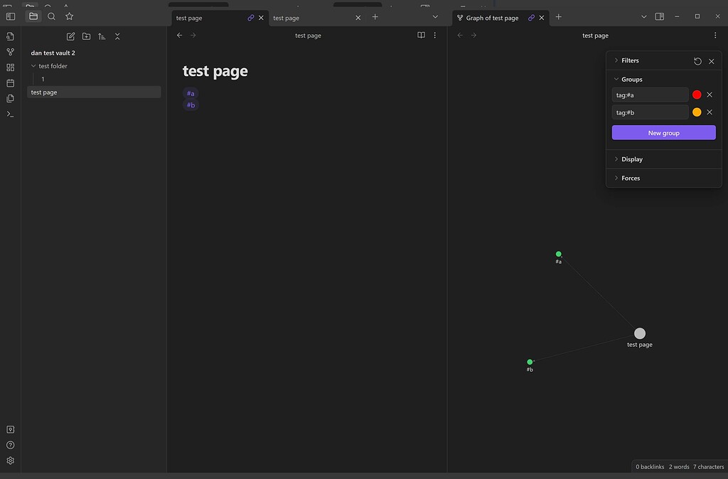 Making a tag group in graph view doesn't work - Help - Obsidian Forum