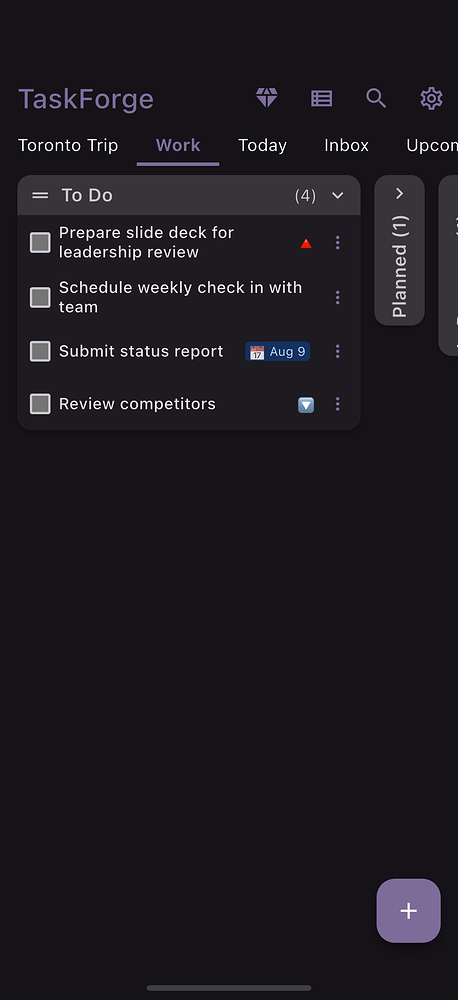 TaskForge: The Native Task Manager for Obsidian Users - Share & showcase - Obsidian Forum