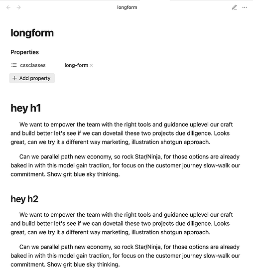 Change paragraph layout by adding CSS Class - Custom CSS & Theme Design ...