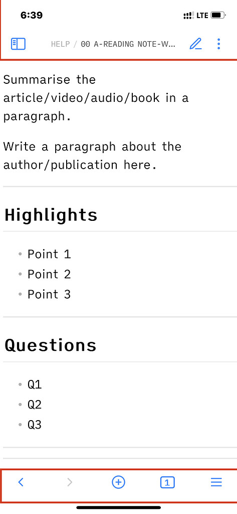 How to hide the header and tab bars on mobile? - Help - Obsidian Forum