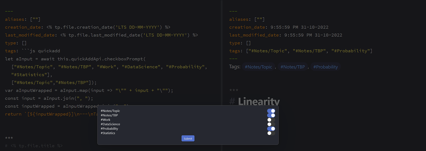 QuickAdd Plugin - #116 by tauren - Share & showcase - Obsidian Forum
