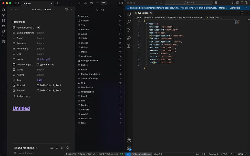 Not all properties present in types.json - Bug graveyard - Obsidian Forum