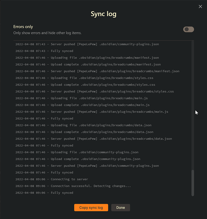 Obsidian Sync not syncing plugins etc? - Help - Obsidian Forum Obsidian Sync not syncing plugins etc? - Help - Obsidian Forum