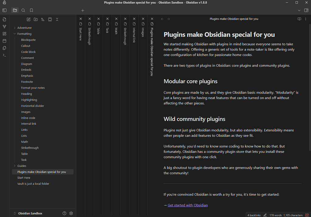 Stacked tabs are sliding unexpectedly - Bug reports - Obsidian Forum