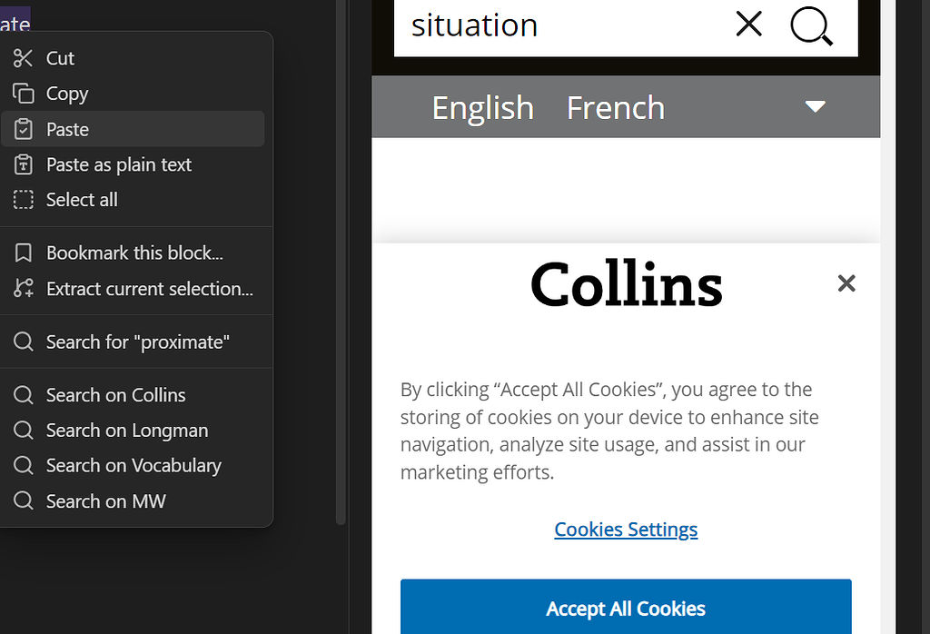 Obsidian always showing "accept all cookies" button - Help - Obsidian Forum