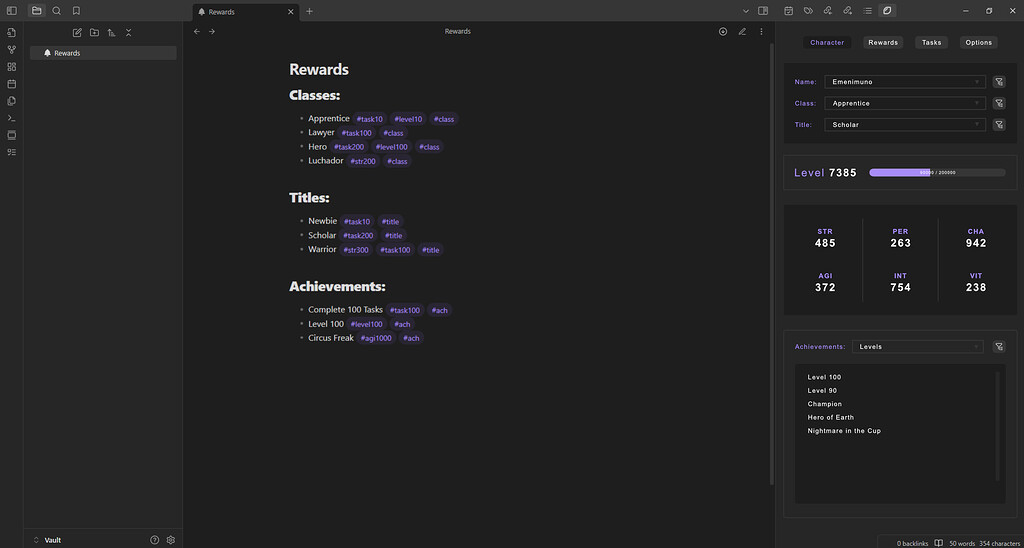 RPG Life - In-Depth Documentation - Plugin Concept - Plugins ideas ...