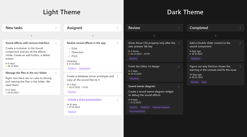 Kanban Plugin Redesign - a CSS snippet - Share & showcase - Obsidian Forum