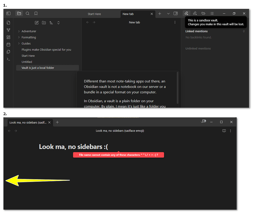 Sidebars can't be accessed on additional windows - Bug graveyard - Obsidian Forum