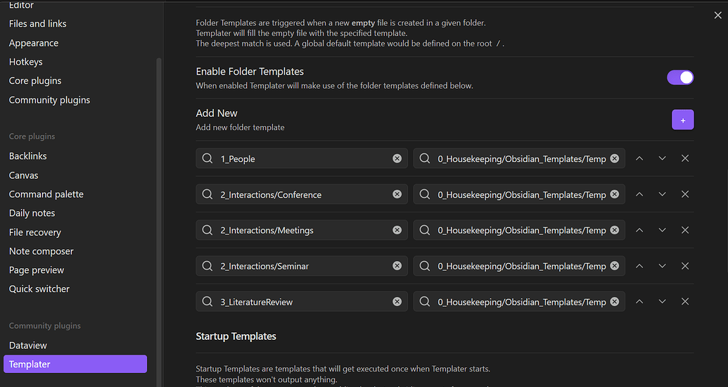 Templater: Folder Template is not being applied - Help - Obsidian Forum